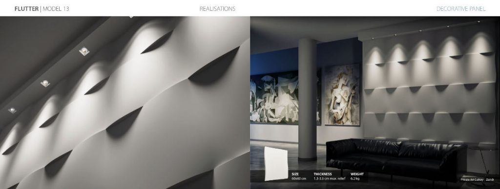 Flutter 3D Wall Panels - 3D WALLS UK